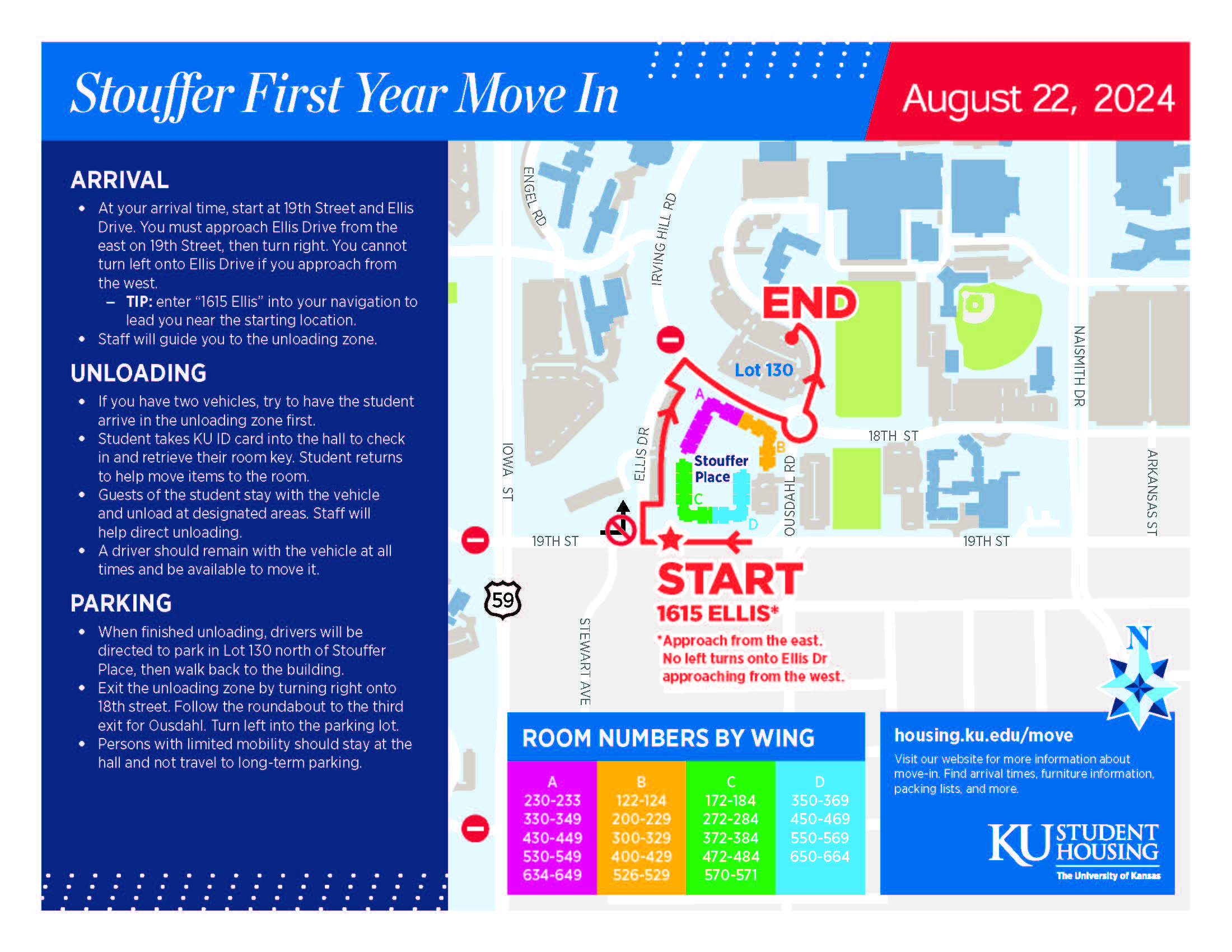 Move in Maps and Boarding Passes | Housing & Residence Life